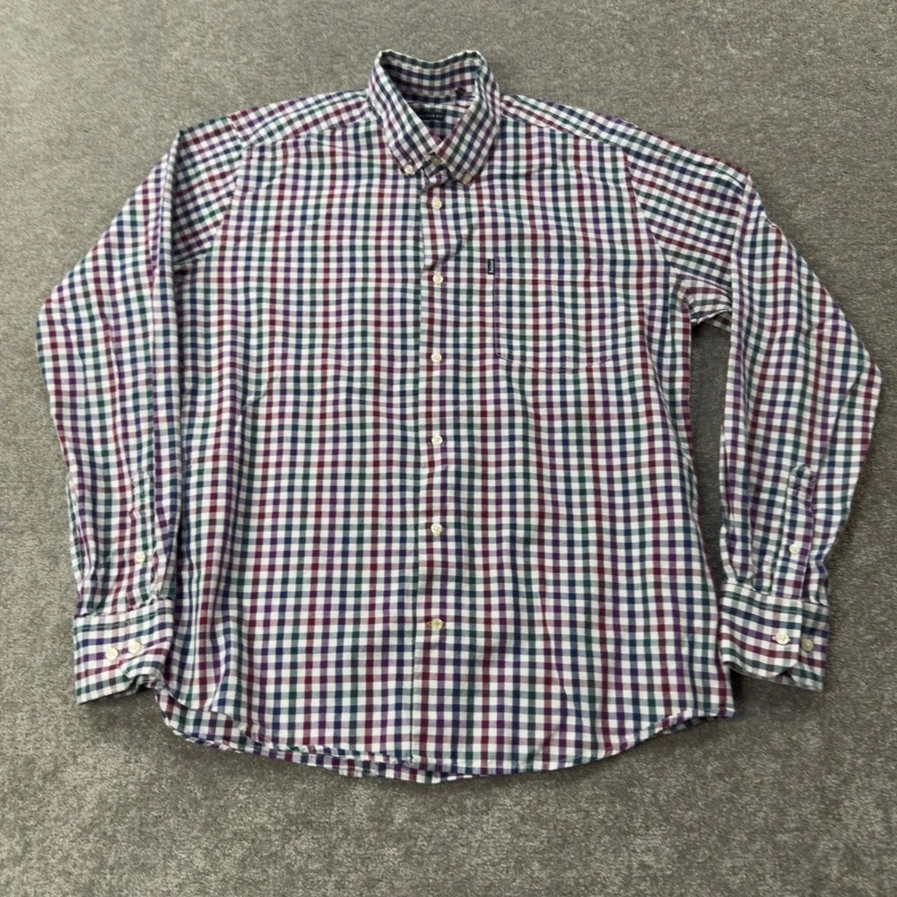 Barbour | Shirts | Barbour Button Down Shirt Mens L Multi Gingham ...
